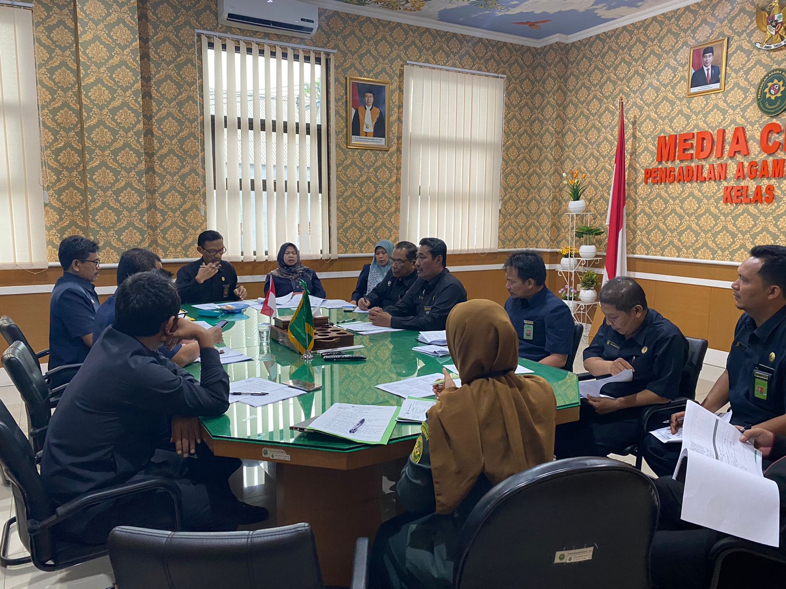 Rapat Monitoring dan Evaluasi Standar Pelayanan Pengadilan